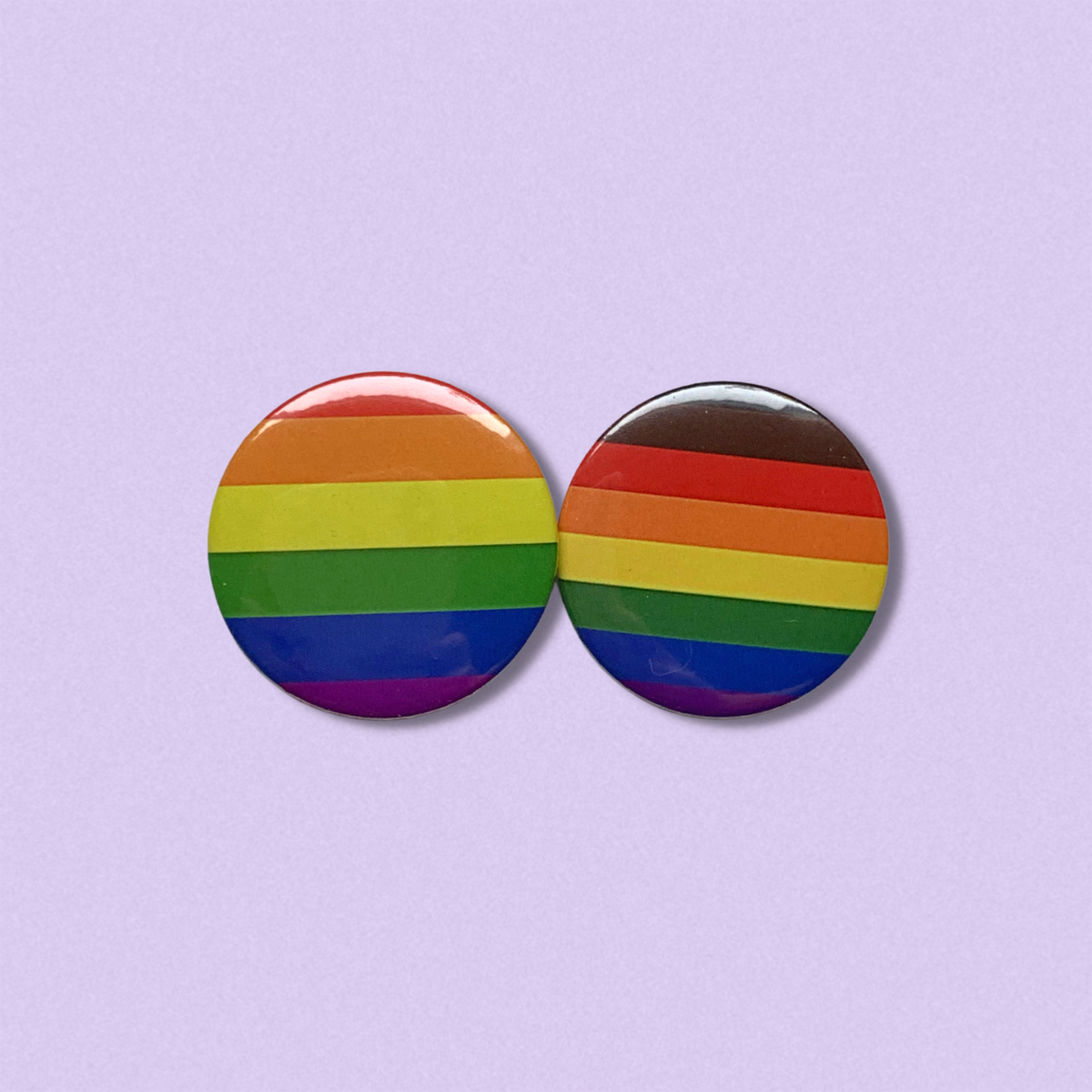Rainbow Flag Badge - Pride Merch NZ | Agnes & Edie